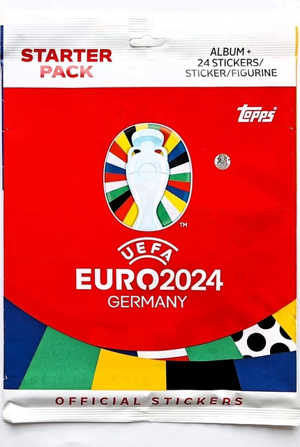 TOPPS UEFA EURO 2024 - Sticker Starter Pack Swiss Edition Swiss Edition ...