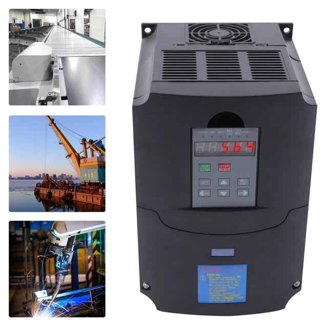 CNC VARIABLE FREQUENCY Drive 220V 4KW 5.5HP VFD VSD Motor Inverter Converter UK £162.11 ...
