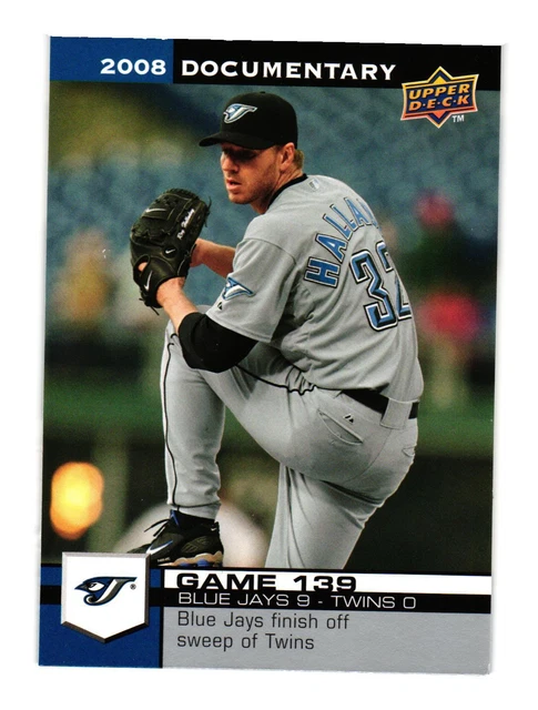 2008 UPPER DECK Documentary #4167 Roy Halladay Toronto Blue Jays EUR 2,21 - PicClick FR