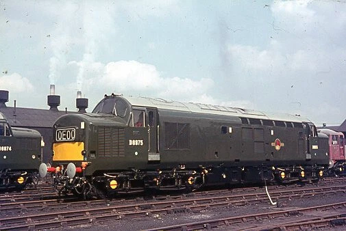 ORIGINAL COLOUR SLIDE of ex works D6975 BR class 37 diesel loco £13.49 ...