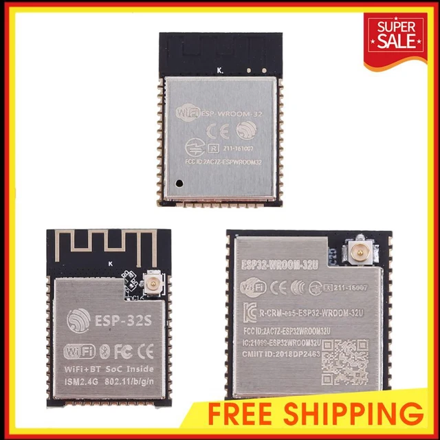 ESP-WROOM-32 ESP32/ESP32S/ESP32U MODULE 150 Mbps for Smart Electronics EUR 5,11 - PicClick DE