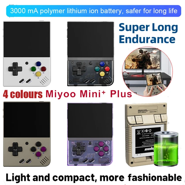 MIYOO MINI PLUS Retro Game Console 3000mAh WiFi Portable Video Players ...