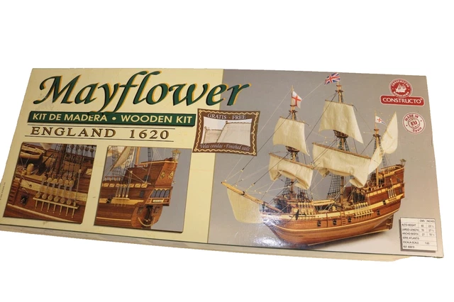 CONSTRUCTO BAUSATZ 80819 Schiff Segelschiff Mayflower Wooden Kit Scale ...