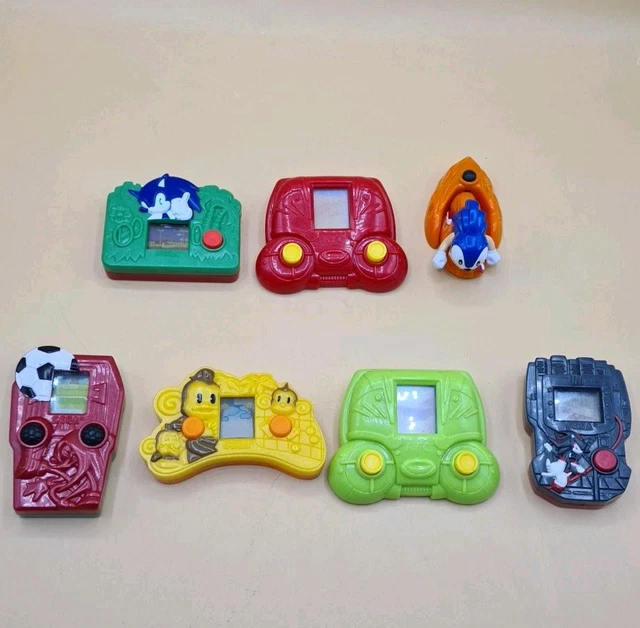 VINTAGE MCDONALDS KFC SEGA Sonic Star Wars Toy Bundle Handheld Untested ...