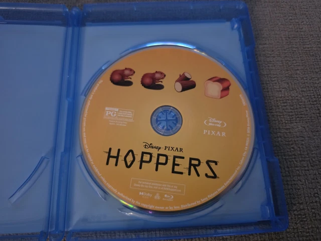 DISNEY PIXAR HOPPERS blu ray movie Meryl Streep Jon Hamm Dave Franco ...