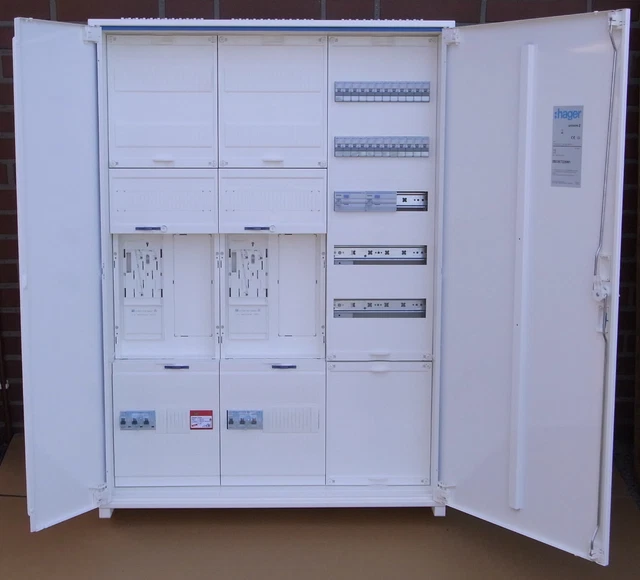 Zählerschrank 2 Zähler Hager