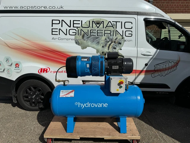 HYDROVANE HV04/504 4KW/5.5HP VANE COMPRESSOR SINGLE PHASE 200L 25CFM ...