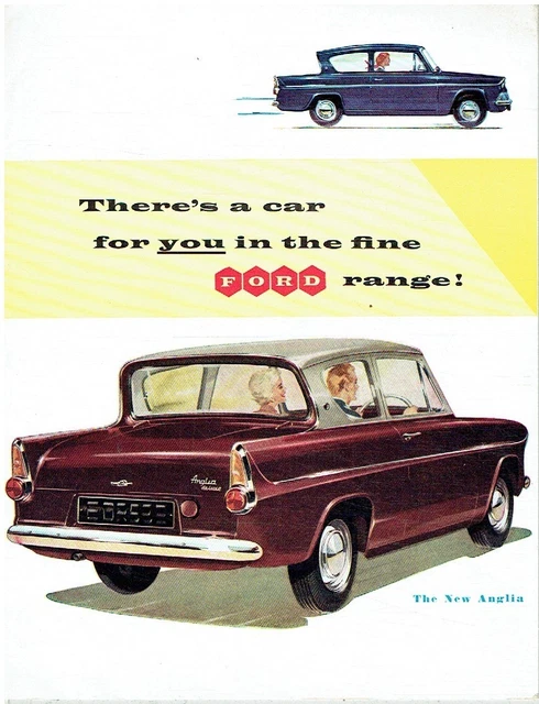 FORD ANGLIA 105E PREFECT 107E CONSUL/ZEPHYR/ZODIAC Mk2 ORIG. 1959 SALES ...
