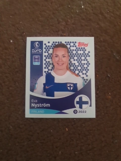 💥TOPPS UEFA WOMENS Euro 2025 Switzerland Sticker #81 Eva nystrom ...