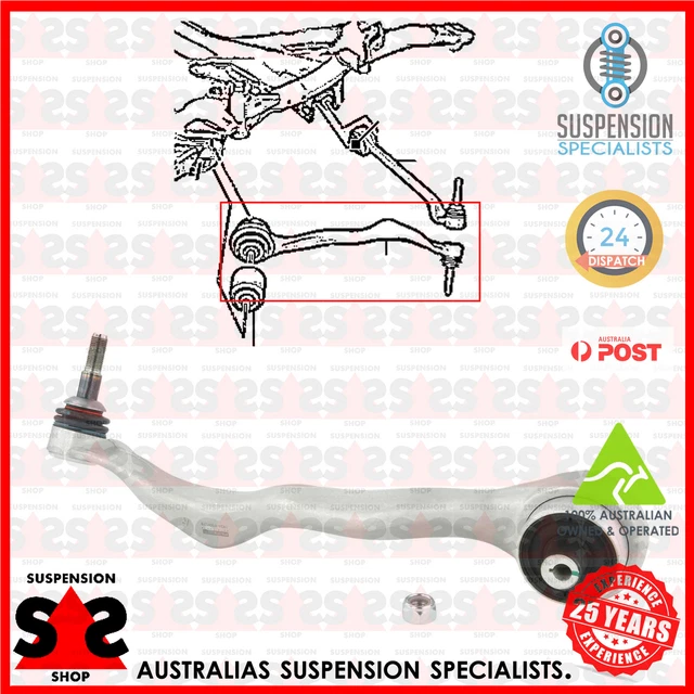 LOWER FRONT AXLE Control/Trailing Arm, Wheel Suspension Suit BMW 3 Series 320 d $116.90 ...