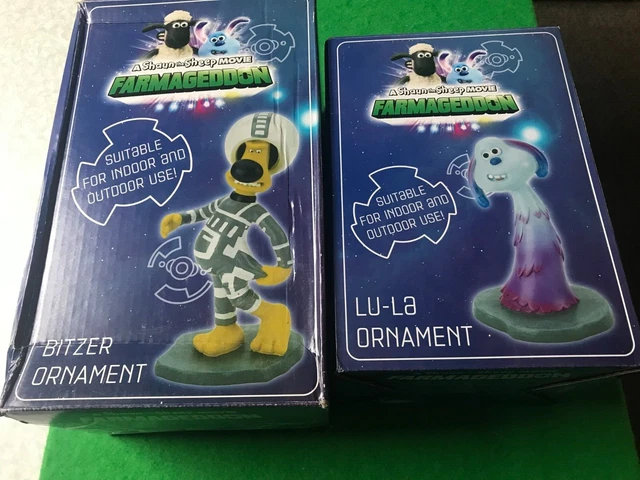 WALLACE & GROMIT, farmageddon Bitzer & Lula garden ornaments or indoor ...
