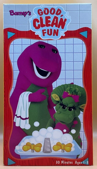 BARNEY - BARNEY'S Good, Clean Fun VHS 1998 bande blanche **Achetez 2 ...