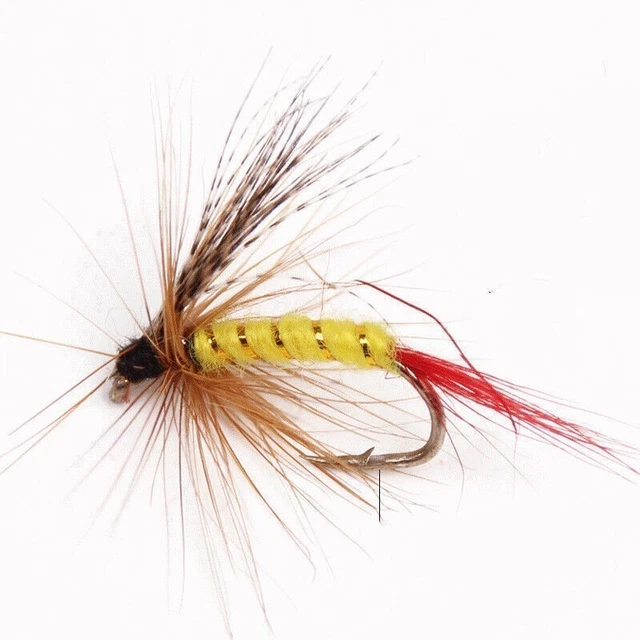 40/72/100PCS TROUT FISHING Flies Wet Dry Nymph Buzzers Fly Hooks ...