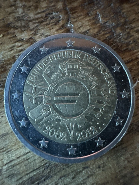 2 Euro Bundesrepublik Deutschland 2002 Bis 2012