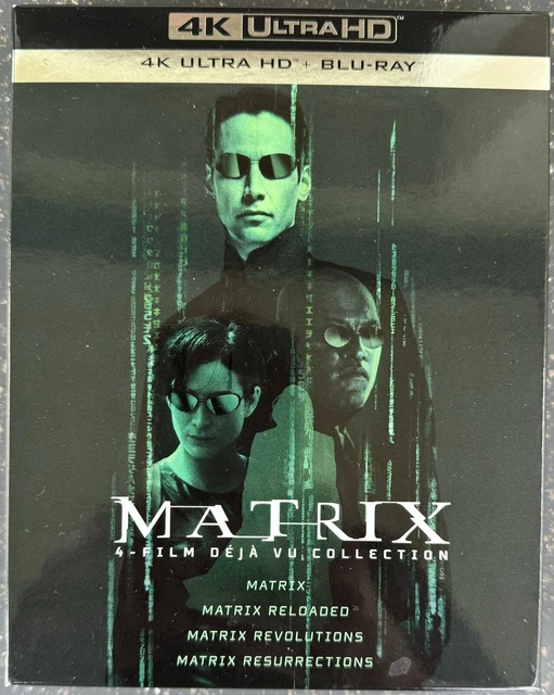 MATRIX 4-FILM DÉJÀ Vu Collection - 4K UHD + Blu-ray Deutsche Tonspur ...