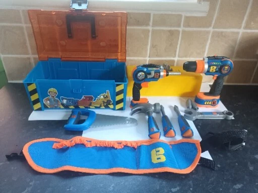 BOB THE BUILDER Tool Box And Tools £9.99 - PicClick UK