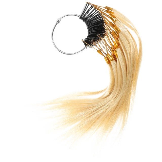 30 PCS HAIR Real Color Chart Sample Ring Test Dying Samples £10.88 ...