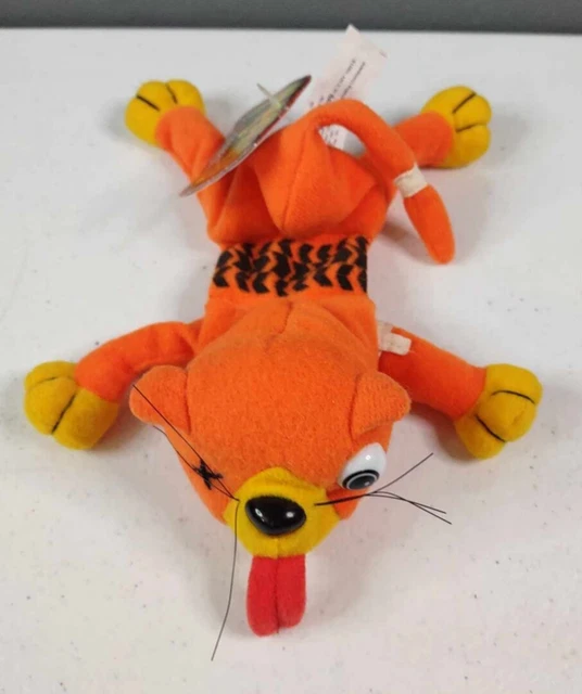 VINTAGE 1997 MEANIES Series 1 Splat The Road Kill Kat Plush W/ Tag $9. ...