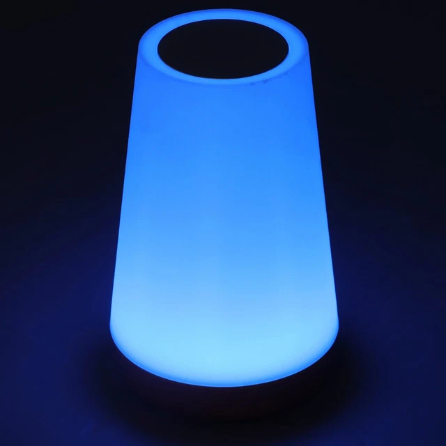 MOOD LIGHTING DESKTOP Sensor Control Dimmable RGB Color Changing Lamp ...