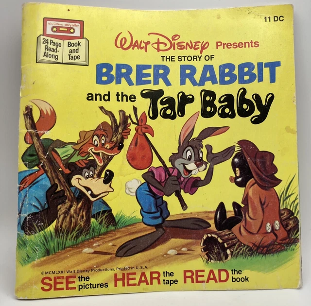 BRER RABBIT AND The Tar Baby Walt Disney Book NO RECORD LL363 $10.00 ...