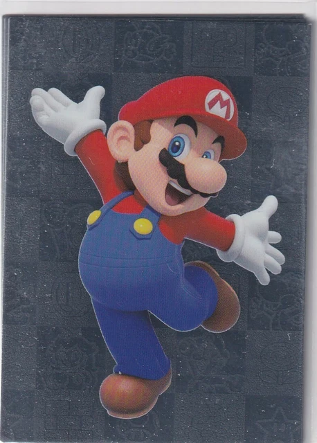 PANINI SUPER MARIO Trading Carte Mappa No. 163 Argento Card Mario EUR 4 ...