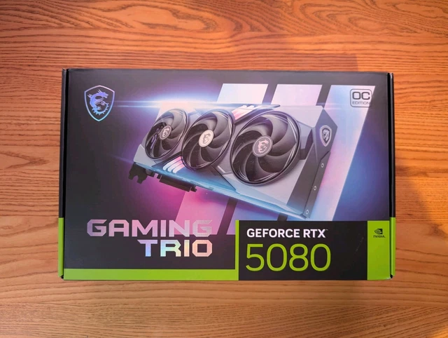 MSI GEFORCE RTX 5080 16G Gaming Trio OC £1,400.00 - PicClick UK