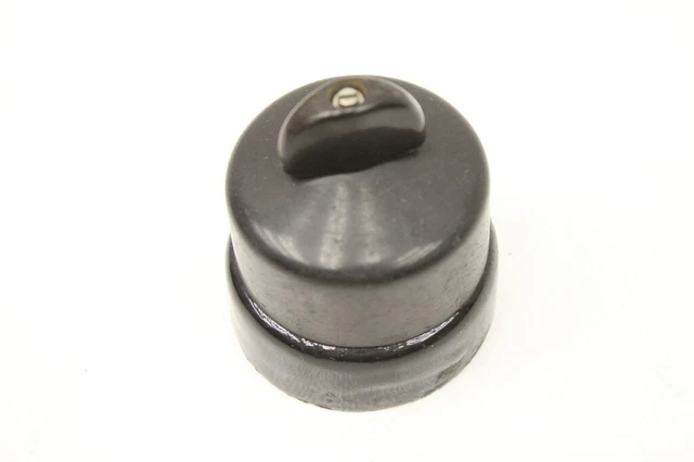 OLD ROTARY SWITCH Porcelain Ceramics Exposed Light Switch Art Deco ...