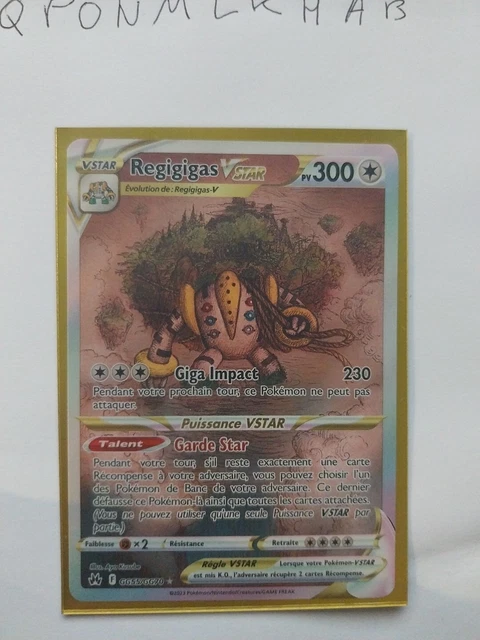 CARTE POKÉMON REGIGIGAS VSTAR GG55/GG70 Zénith Suprême FR NEUF EUR 17 ...