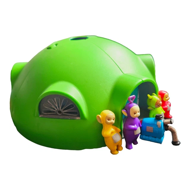 ***1996 TELETUBBIES HOME Hill House Tubbytronic Superdome Complete ...