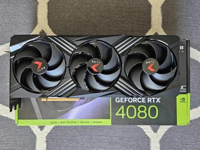 PNY GEFORCE RTX 4080 XLR8 Gaming OC 16GB GDDR6X PCIe 4.0 Grafikkarte ...