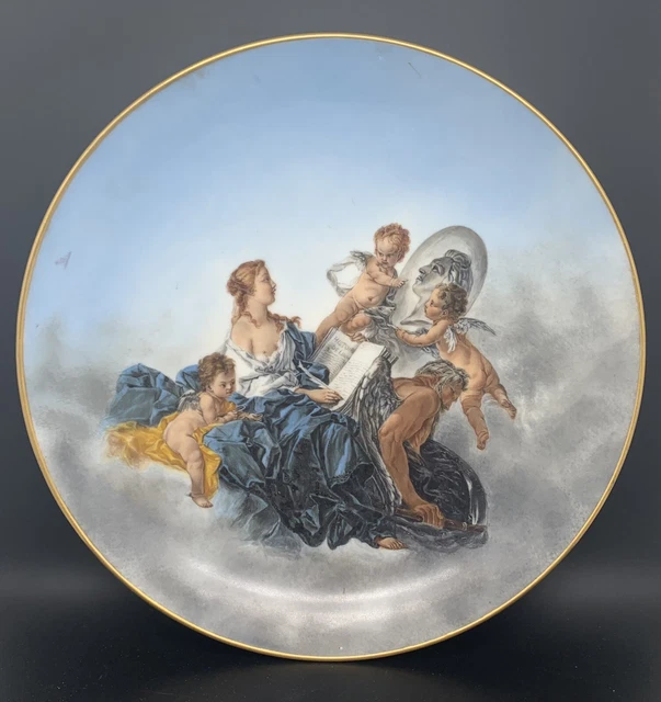 PEINTURE, PORCELAINE.ROI. ALLÉGORIE de l'Histoire de Louis XVI ...
