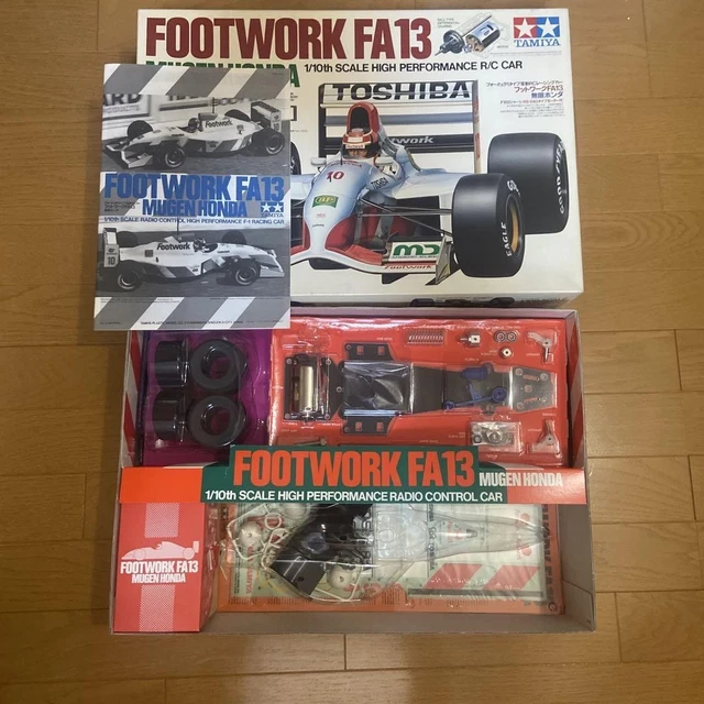 TAMIYA FOOTWORK FA13 Mugen Honda 1/10 RC Car Model Kit Vintage w/box Used £379.60 - PicClick UK