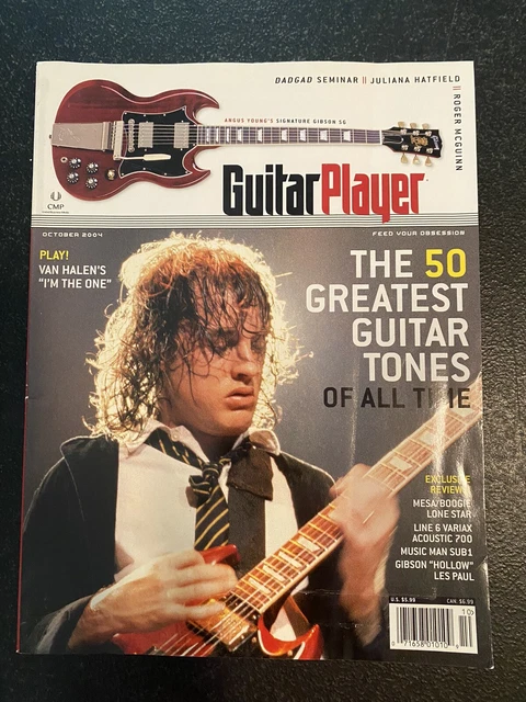 CHITAR PLAYER MAGAZINE ottobre 2004 AC/DC Juliana Hatfield Roger ...