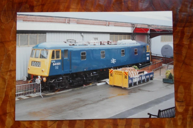 CLASS 84 NO 84001 Electric Locomotive York Photograph £0.99 - PicClick UK