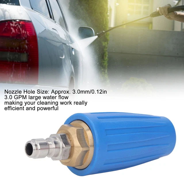 ROTATING TURBO TIP Quick Connect High Pressure Washer Rotating Turbo ...