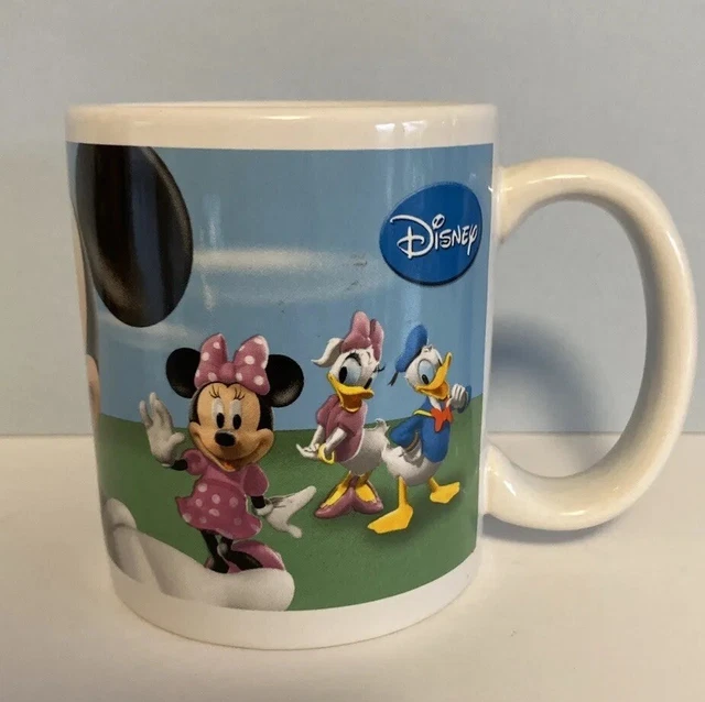 DISNEY MICKEY MOUSE And Friends Clubhouse Wrap Around Graphic Coffee ...