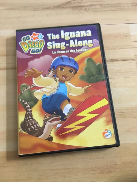 THE IGUANA SING Along Go Diego Go Very Good DVD Nickelodeon Nick Jr. $4 ...
