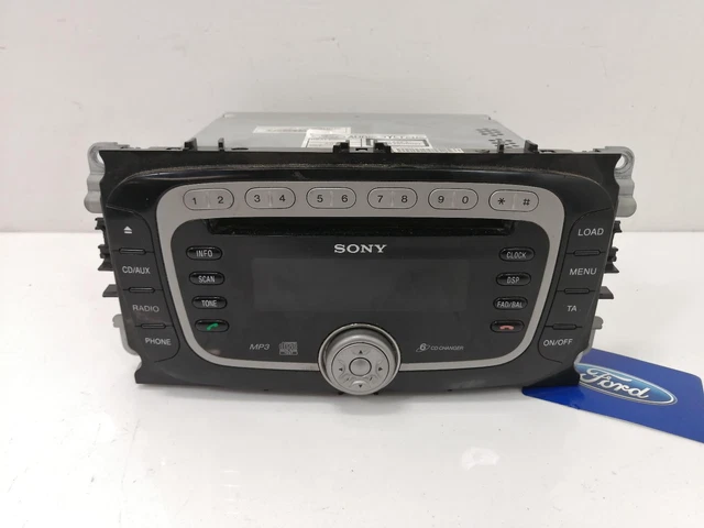 FORD MONDEO MK4 Radio/ Cd/ Stereo Head Unit With Code Cdx6 Am / Fm 2007 ...