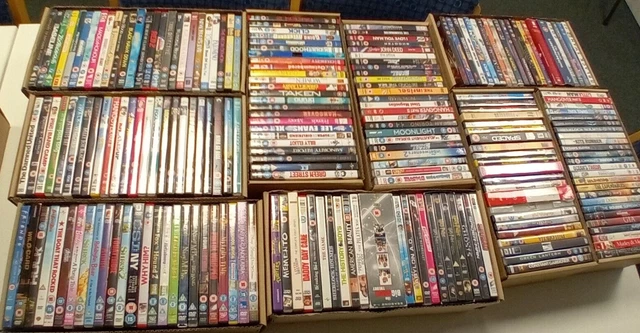 LARGE DVD 200+ JOB LOT / BUNDLE Large Mixed Genre Collection Family ...