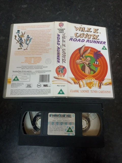 WILE E COYOTE And Roadrunner Looney Tunes Pal Vhs Video Kids Children £ ...