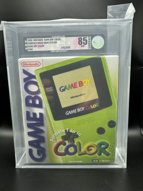 GAME BOY COLOR Console System New Nintendo Kiwi Sealed VGA 85 NOT WATA ...