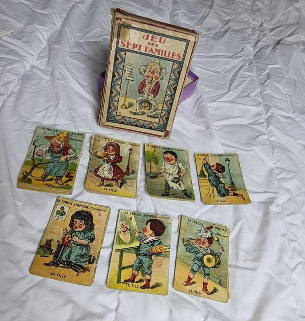 ANCIEN JEU DES 7 Sept Familles Les Metiers Annees 20 EUR 20,00 ...