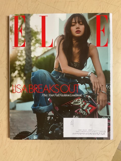 SEPTEMBER 2024 ELLE magazine Lalisa Manobal "BLACKPINK LISA" sexy cover ...