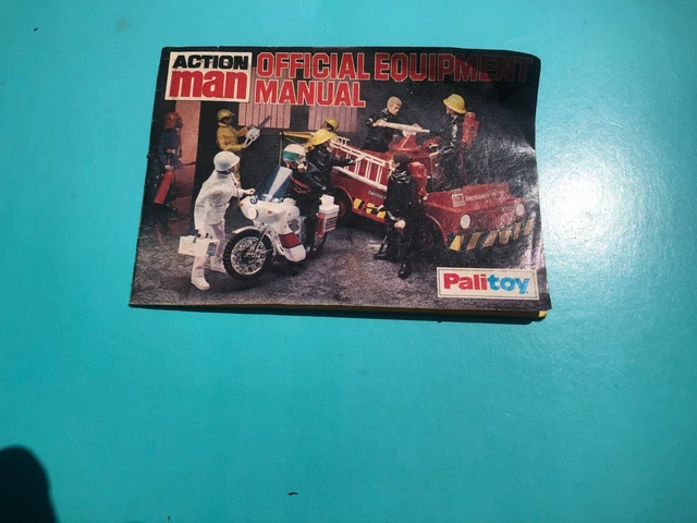 VINTAGE ORIGINAL ACTION Man Official Equipment Manual Palitoy 1970’s ...