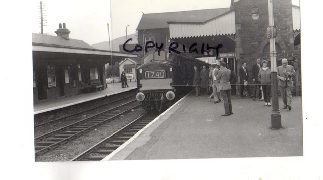 RAIL PHOTO EARLY Diesel Bargoed station GWR Glamorgan pengam durran and ...