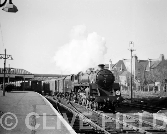 RAILWAY B/W Negative 6x6 cm BR 73085 'Melisande' Hove 1963. £8.50 ...