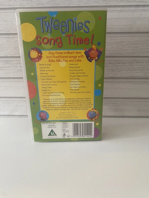 TWEENIES SONG TIME! 23 Brilliant Songs - VHS Cassette Tape 1999 £10.00 ...