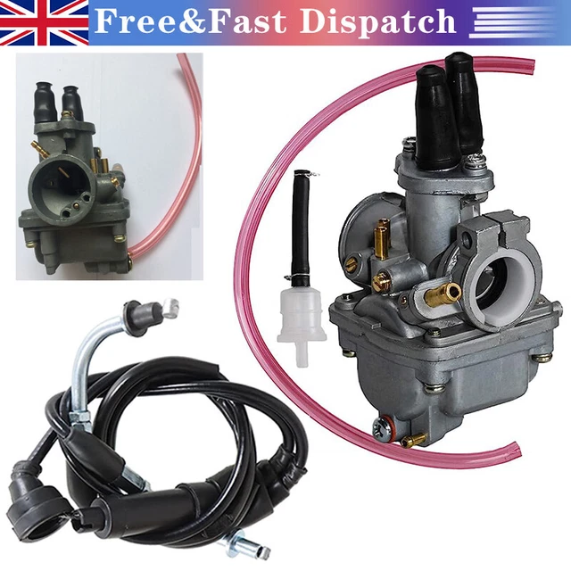 CARBURETOR WITH THROTTLE Gas Cable For Yamaha PW80 PW 80 Y Zinger Dirt ...