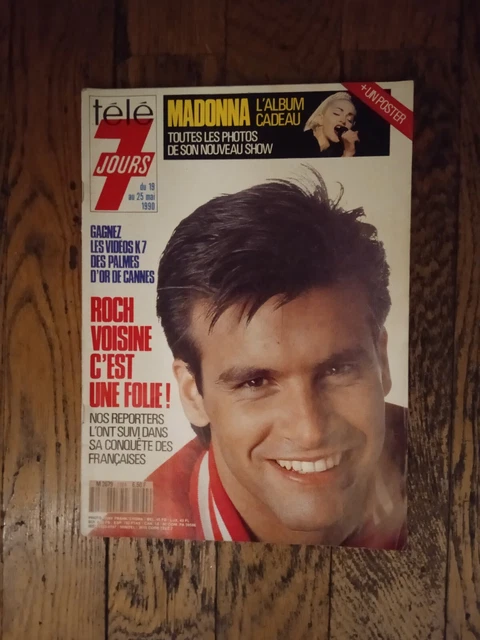 MAGAZINE TÉLÉ 7 jours de 1990-Roch Voisine,Serge Gainsbourg,Richard Chamberlain EUR 5,00 ...