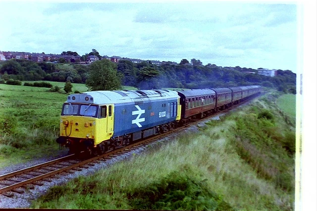 35MM RAILWAY COLOUR Negative Class 50 033 at Burrs ELR £1.95 - PicClick UK